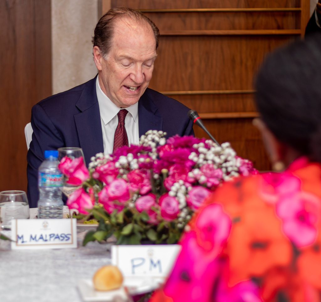 Banque Mondiale: Le gouvernement et David Malpass échangent
